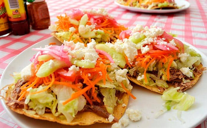 Tostadas Mexicanas Receta Tostadas De Pollo | Receta (con Imágenes)